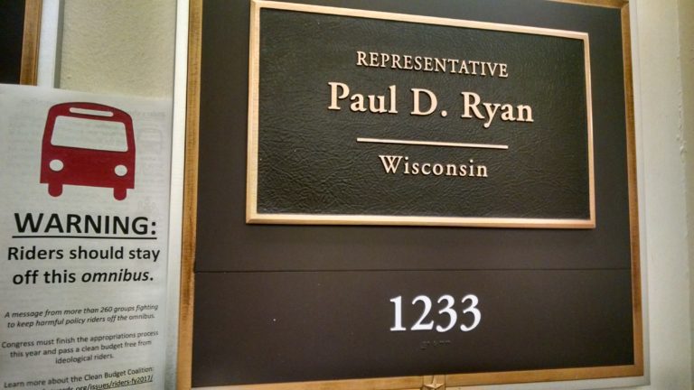 Omnibus Map Delivered to Hill Offices Spotlights Dangerous Budget ...